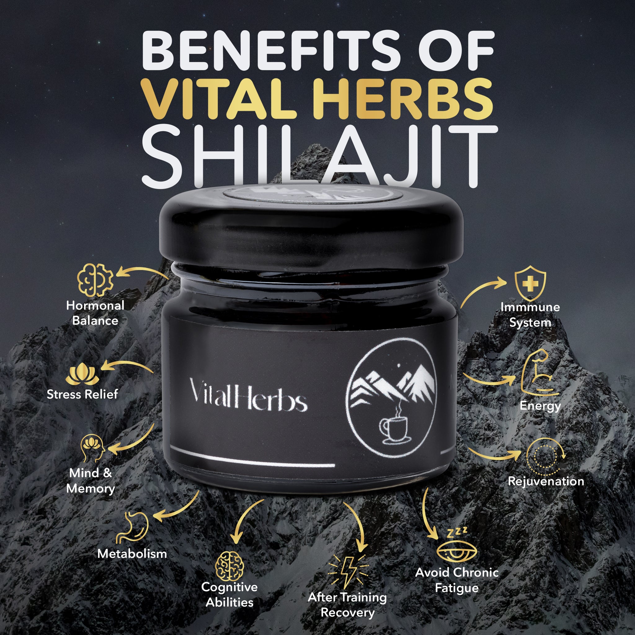 Pure Natural Shilajit – Vital Herbs LLC