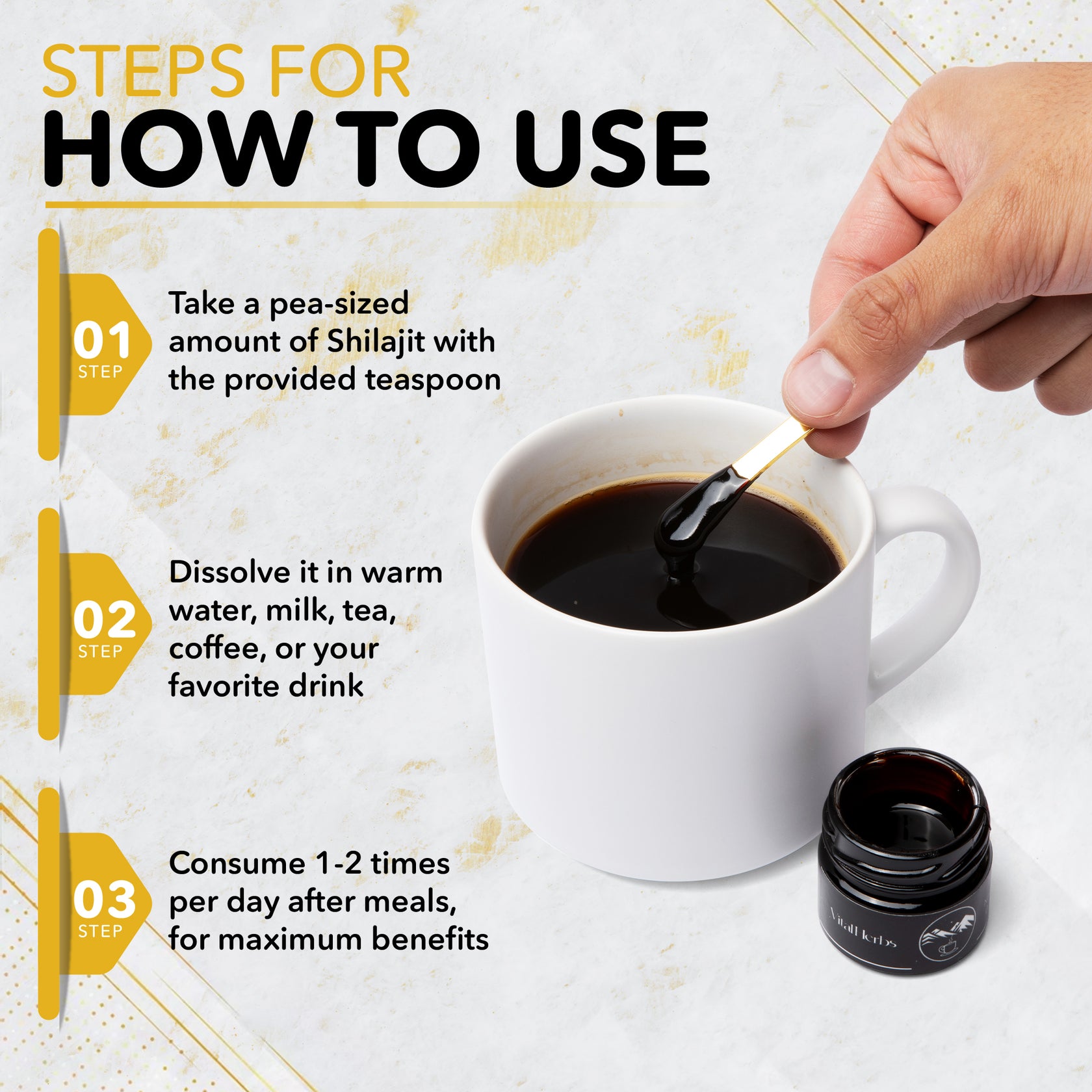 Pure Natural Shilajit – Vital Herbs LLC